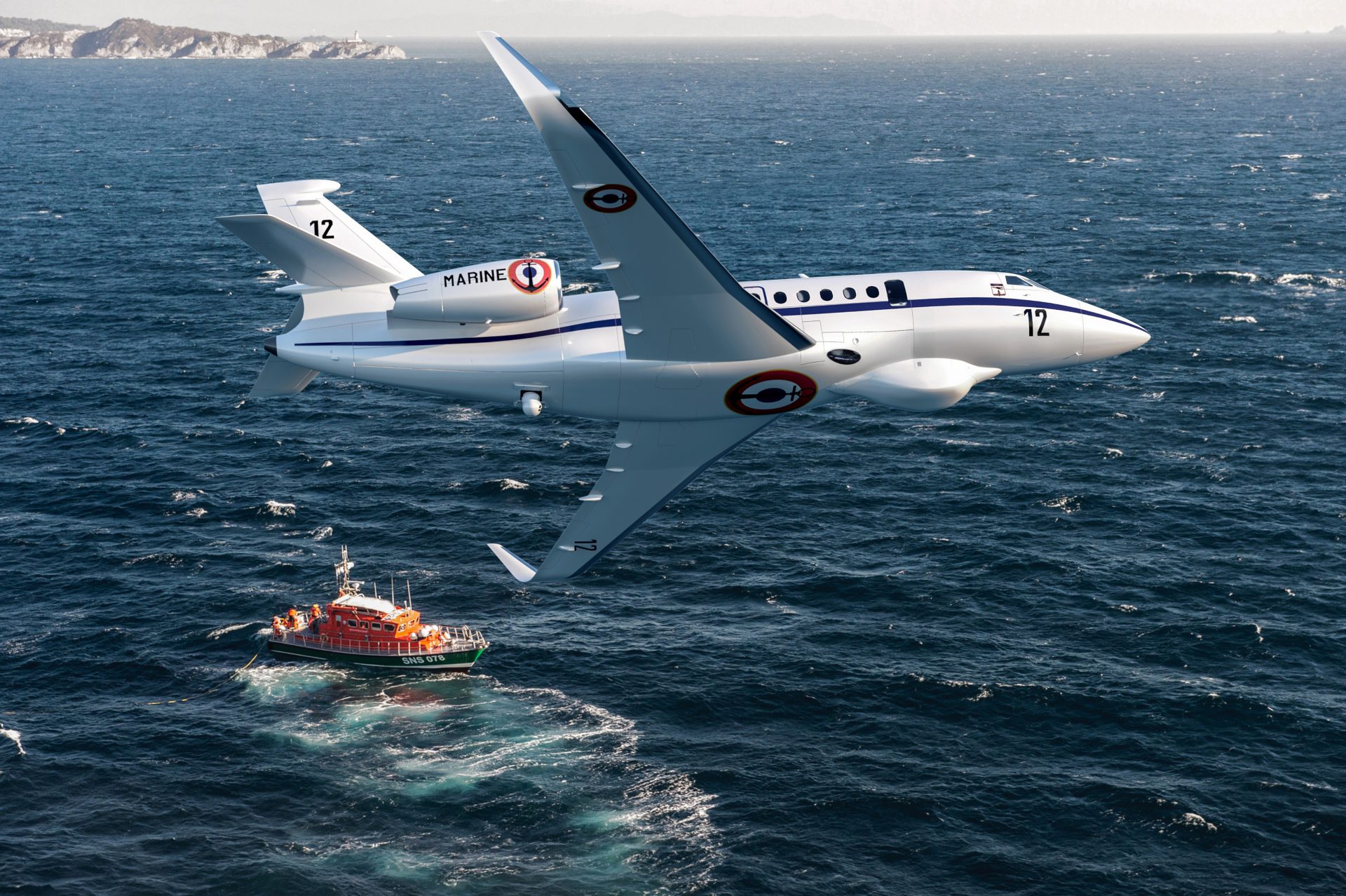 Falcon 2000 Albatros Selected For the French Navy - Dassault Falcon