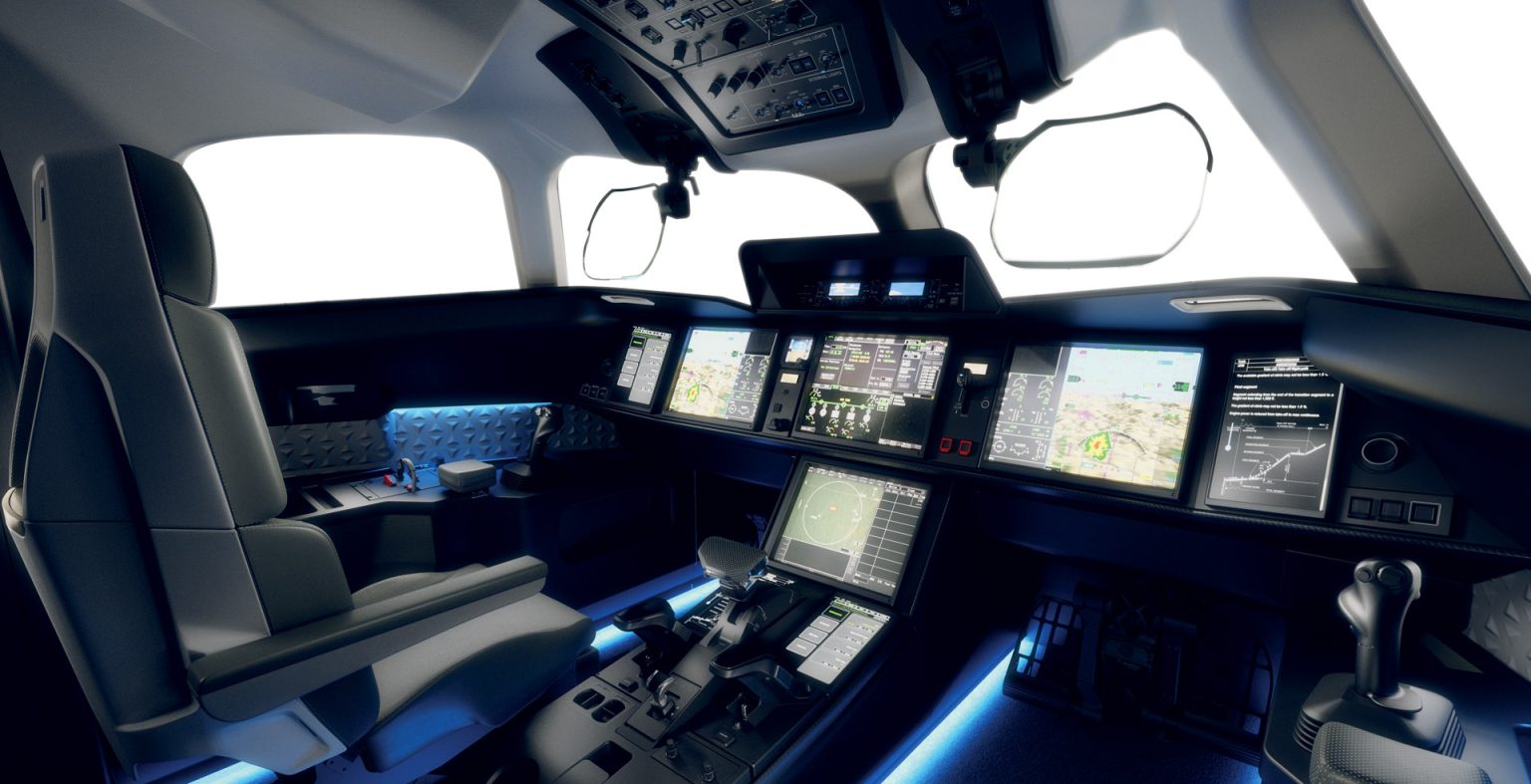 EASy flight deck - Dassault Falcon