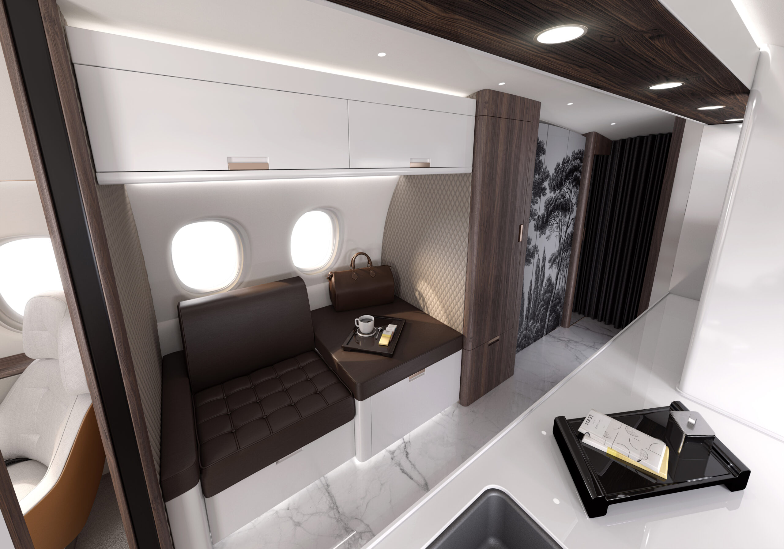 The 2,780 ft3 Falcon 10X cabin #542 - Dassault Falcon