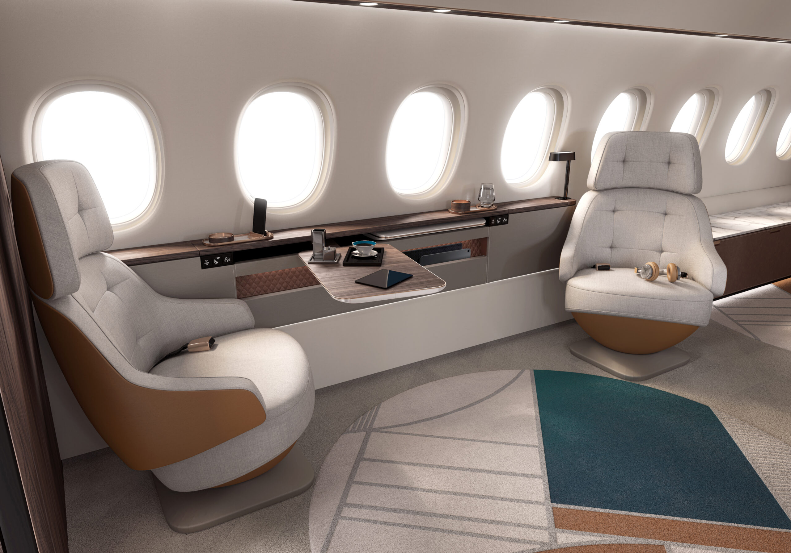 The 2,780 ft3 Falcon 10X cabin #548 - Dassault Falcon