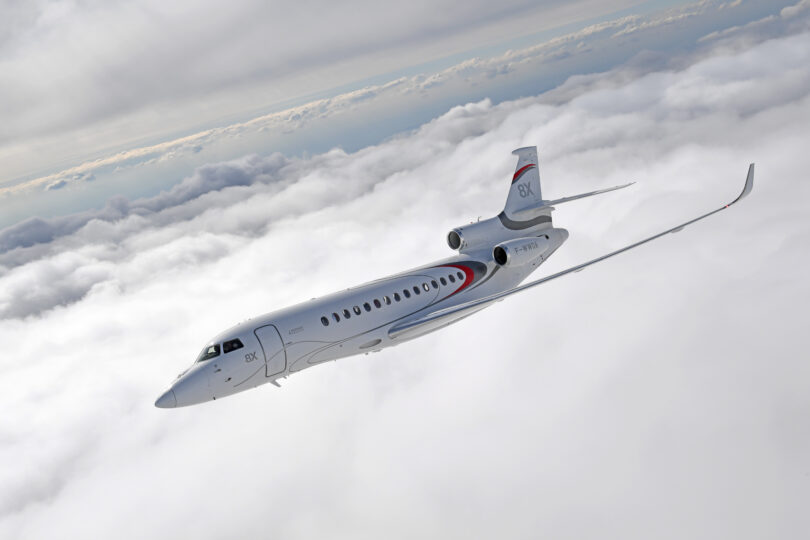 The 6,450 nm Falcon 8X #218 - Dassault Falcon